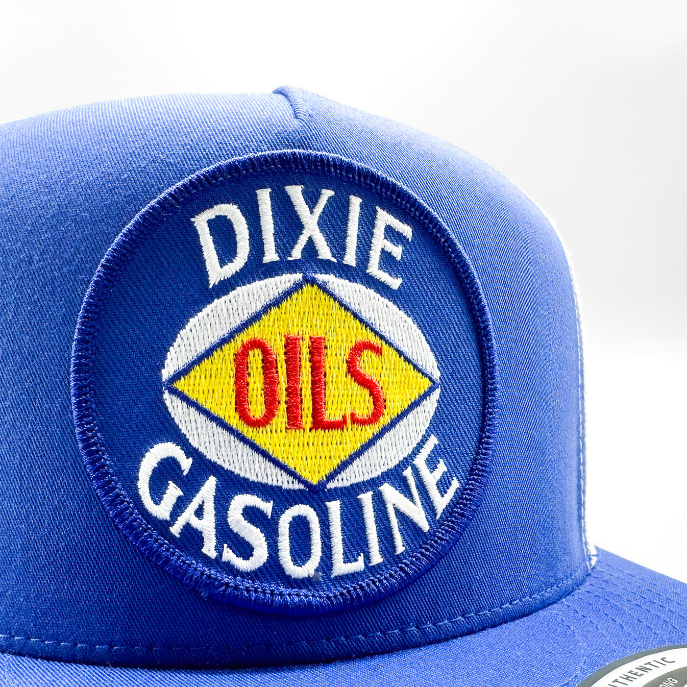 Dixie Gasoline Oils Trucker Hat Retro Dixie Gas Patch, Yupoong 6006 ...