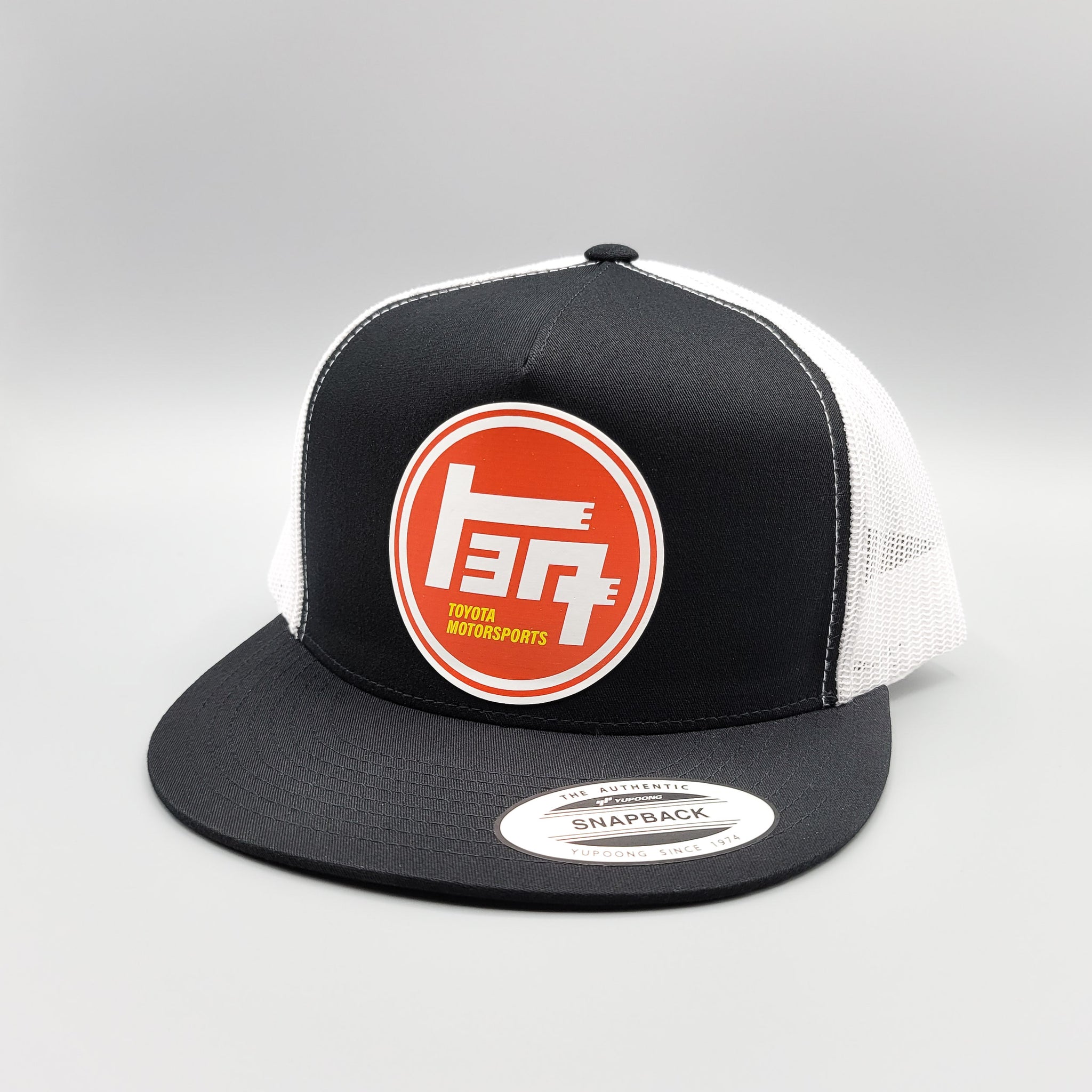 Toyota Motorsports TEQ Trucker Hat, JDM TRD, Black White Yupoong 6006 ...