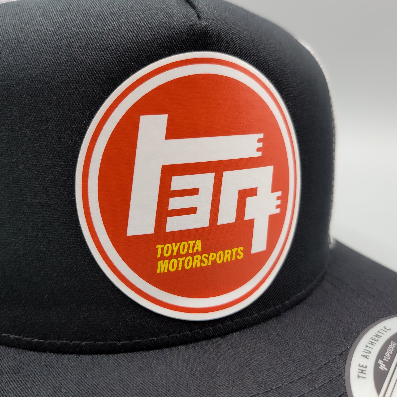 Toyota Motorsports TEQ Trucker Hat, JDM TRD, Black White Yupoong 6006 ...