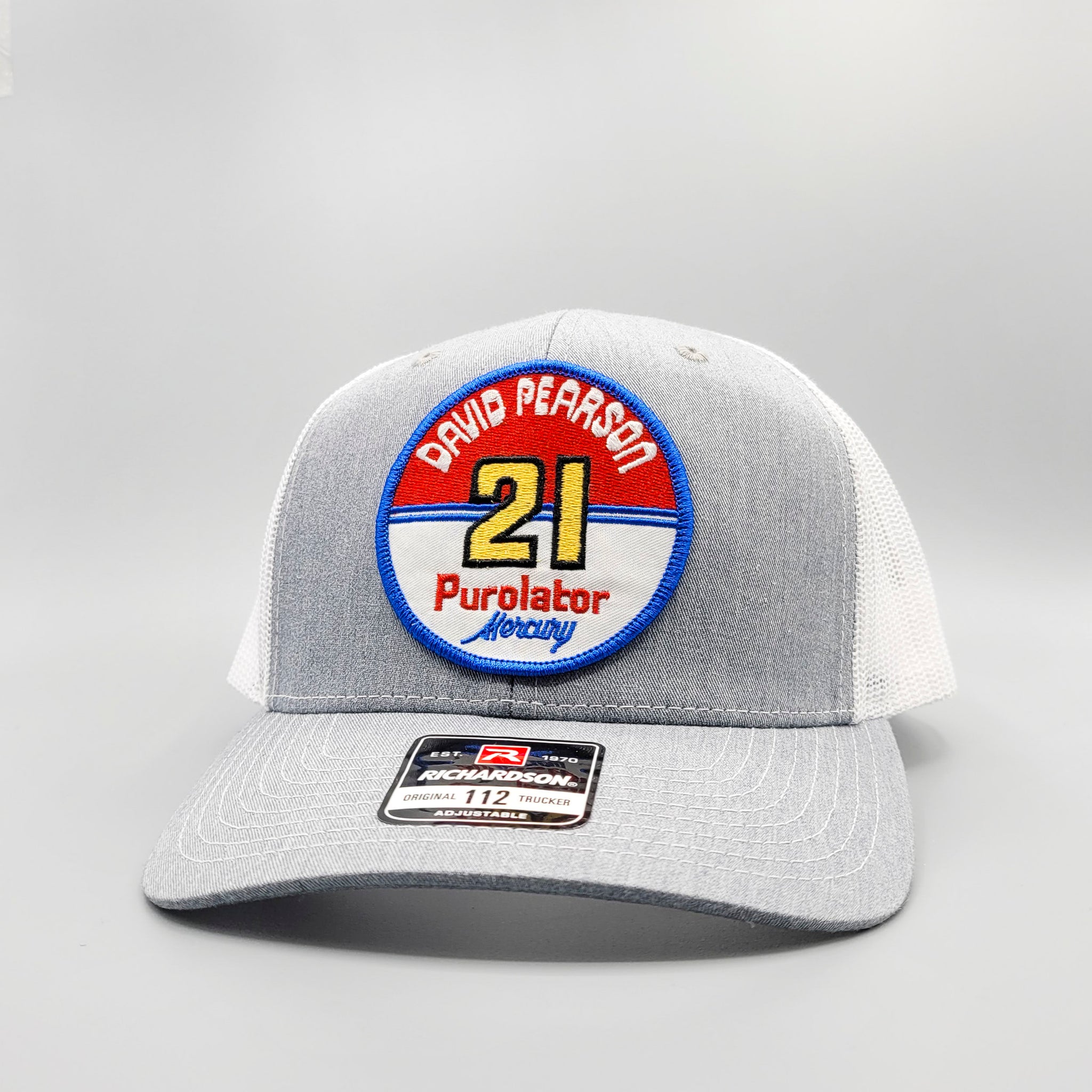 David Pearson Purolator Mercury Racing Patch, Gray Richardson 112 Hat ...