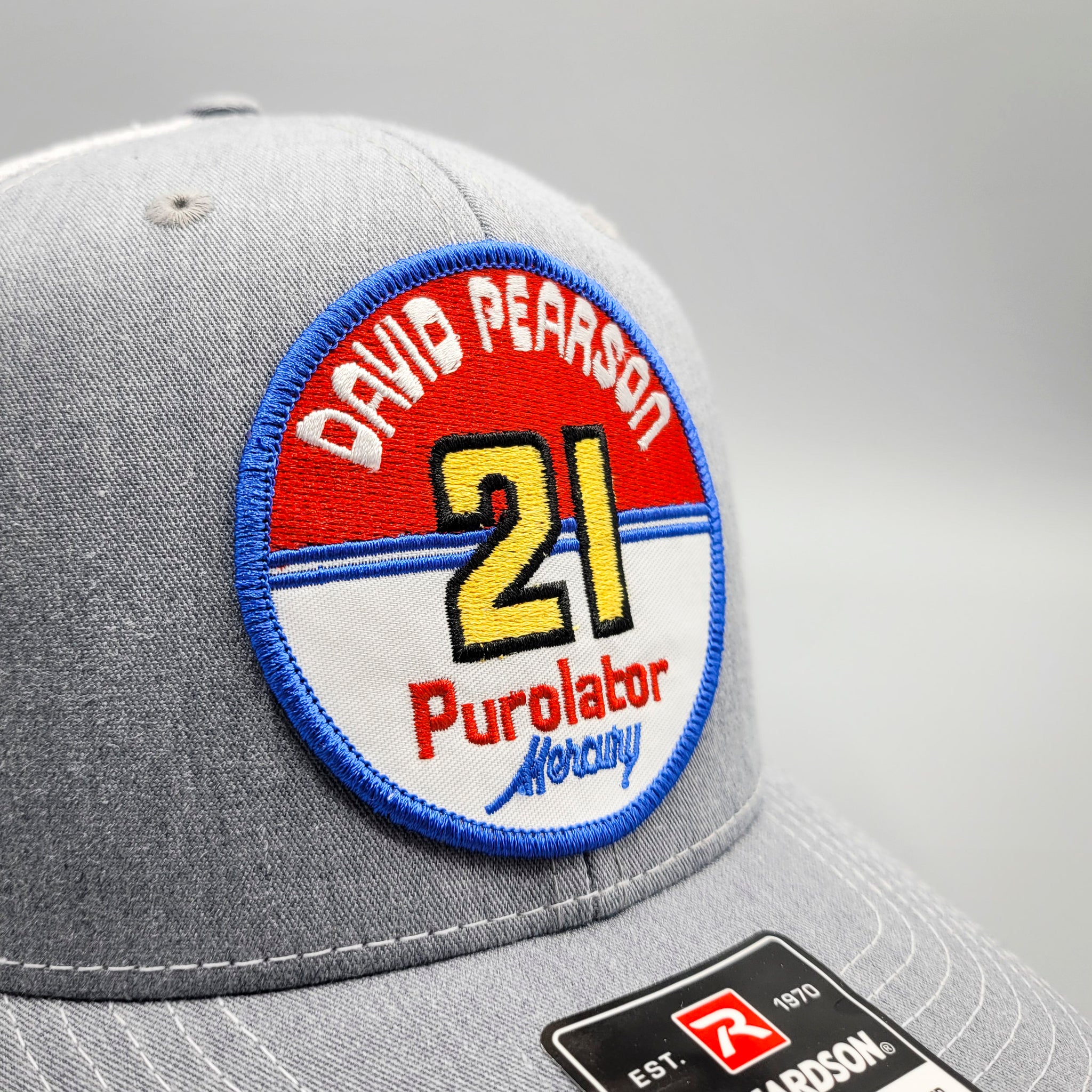 David Pearson Purolator Mercury Racing Patch, Gray Richardson 112 Hat ...