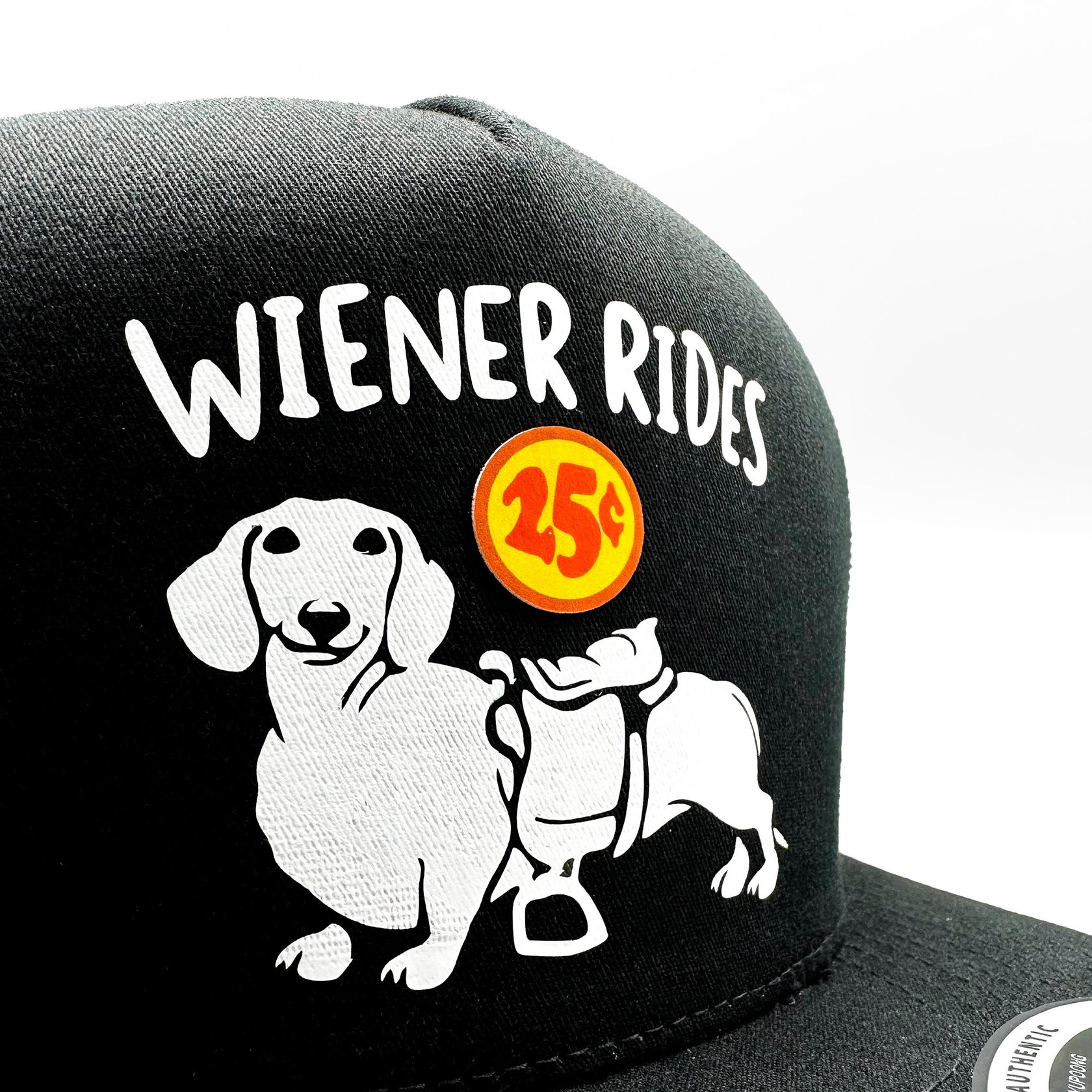 Wiener Rides 25 Cents Dachshund Hat | Vintage Truckers Hat Company